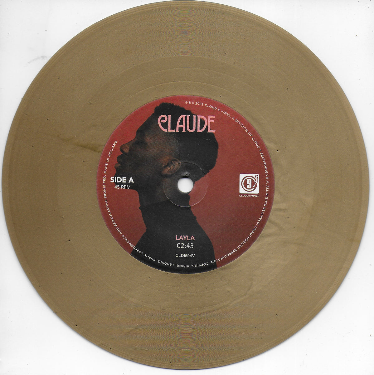 Claude - Layla / Ladada (mon dernier mot) (Limited edition, gold vinyl ...