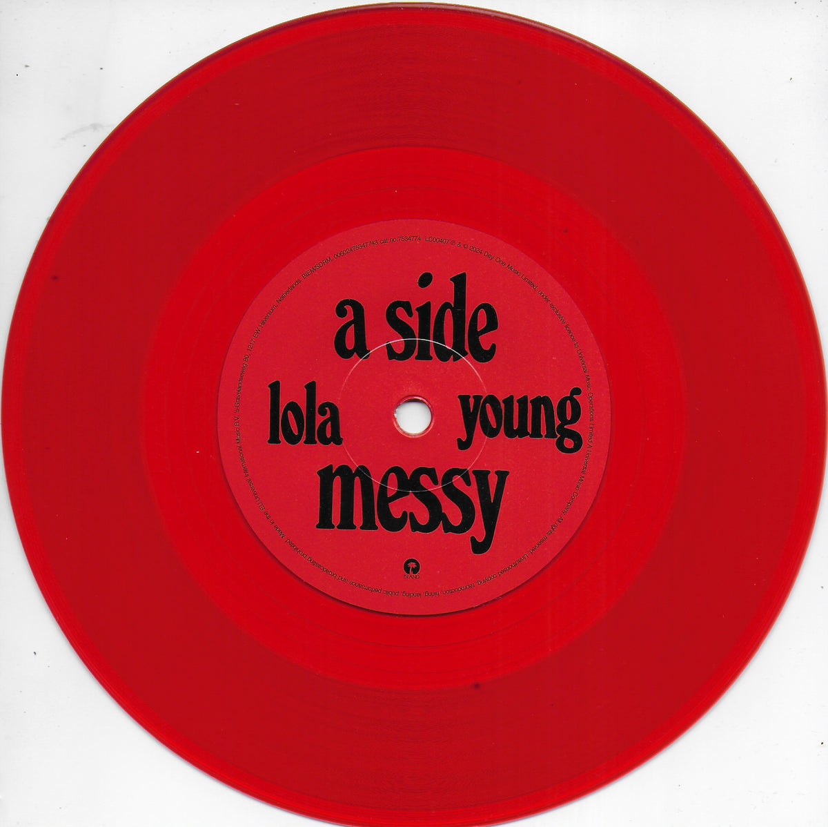 Lola Young - Messy (Limited red vinyl) – Vinyl On 45