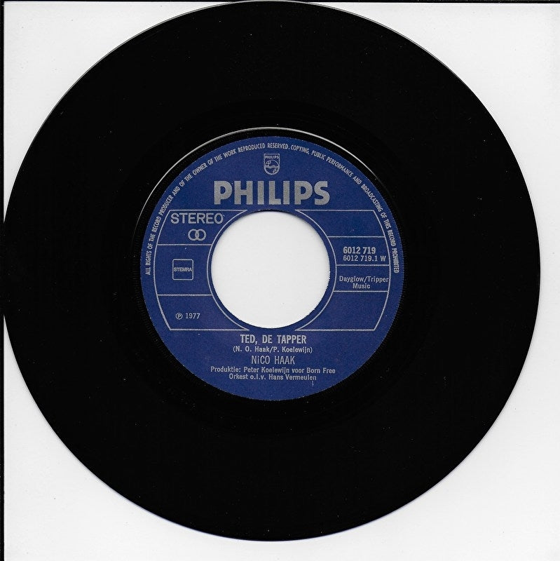 Nico Haak - Ted de tapper – Vinyl On 45