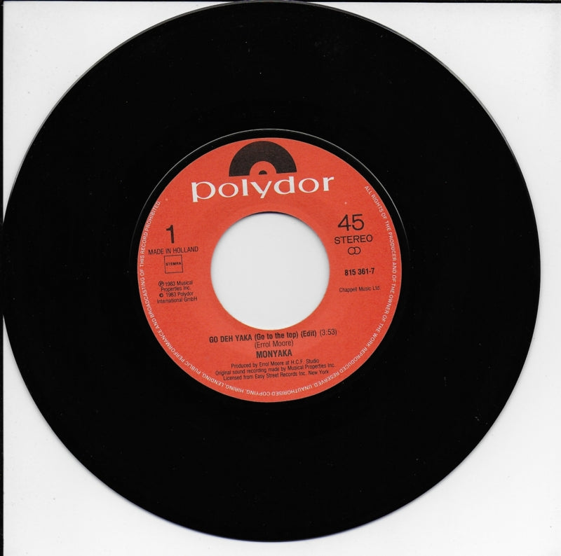 Monyaka - Go deh yaka (go to the top) (Alternative cover) – Vinyl On 45